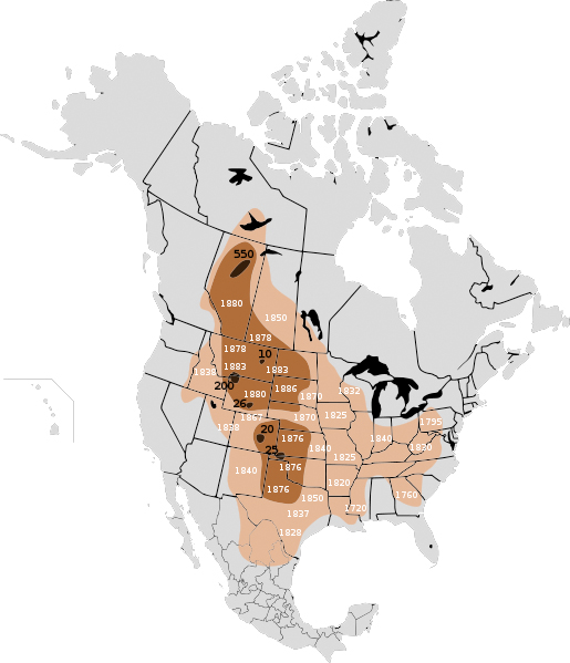 See 2 Bison at Lords Park Zoo in Elgin, IL